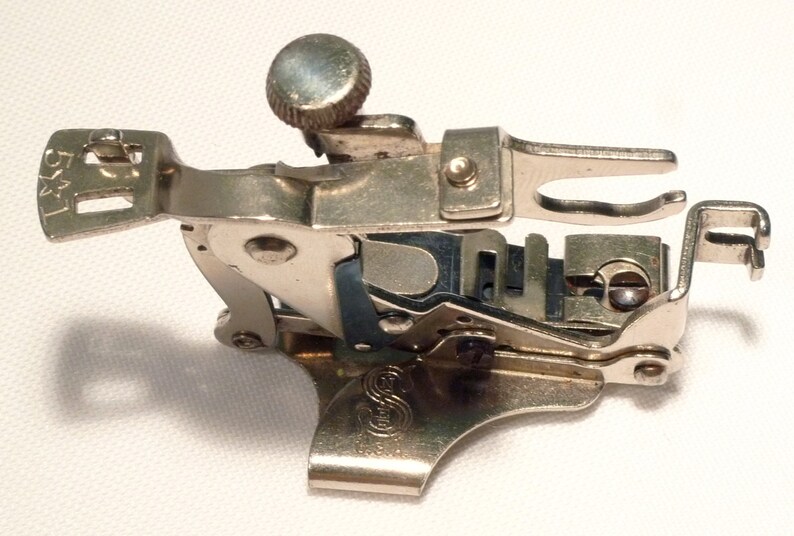 Vintage SIMANCO SINGER Ruffler Low Shank Sewing Machine Attachment Foot ...