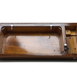 SINGER Sewing Machine Tiger Wood Bentwood Carrying Case for 15 15-91 ...