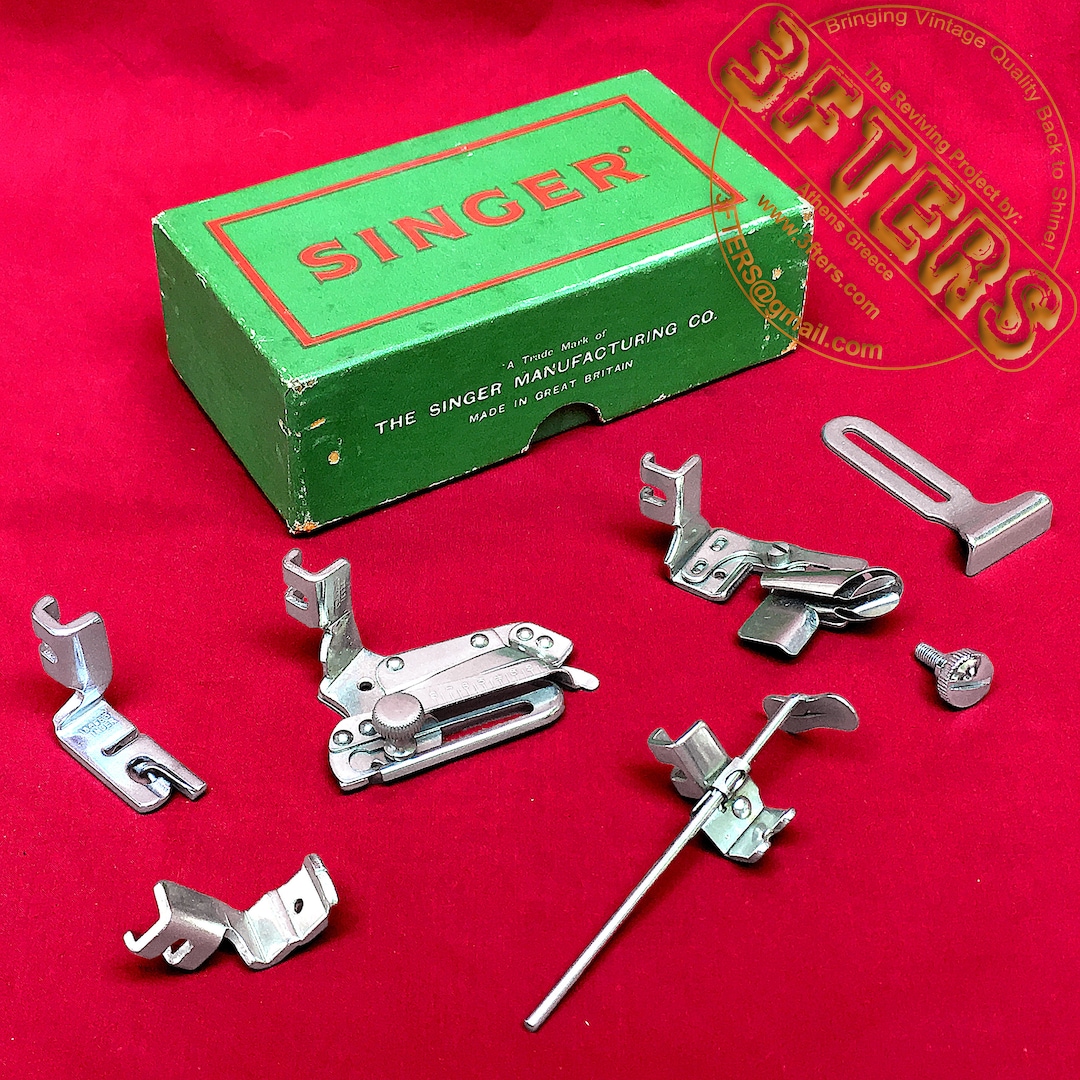 SINGER Attachments Box Set for Low Shank Sewing Machines 15 66 201 221 ...