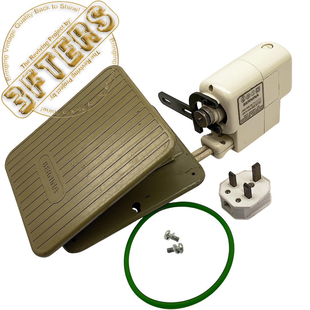 BERNINA 117 Sewing Machine Motor With Foot Pedal Serviced & Restored by ...