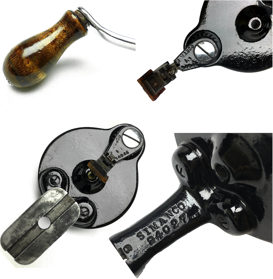 Vintage SINGER SIMANCO Sewing Machine Hand Crank Serviced & | Etsy