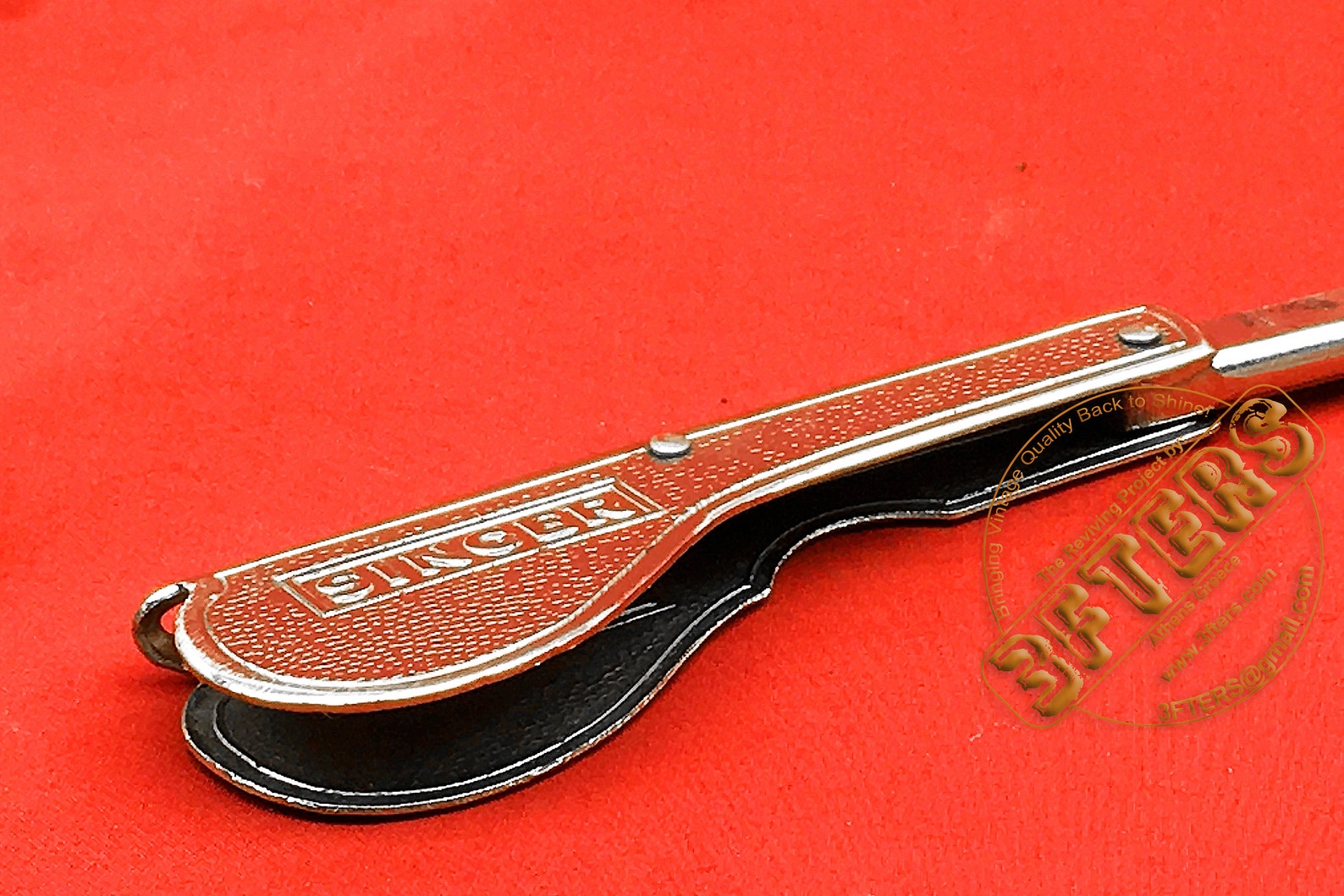 SINGER Folding Tracing Wheel Sewing Tracer Pocket Needle Point Pattern ...