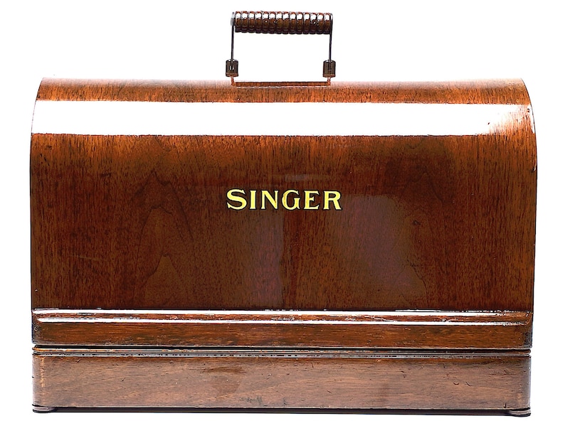 SINGER Sewing Machine Bentwood Wooden Carrying Case for 99k 28 - Etsy