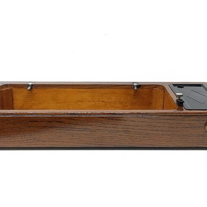 SINGER Sewing Machine Tiger Wood Bentwood Carrying Case for 15 15-91 ...