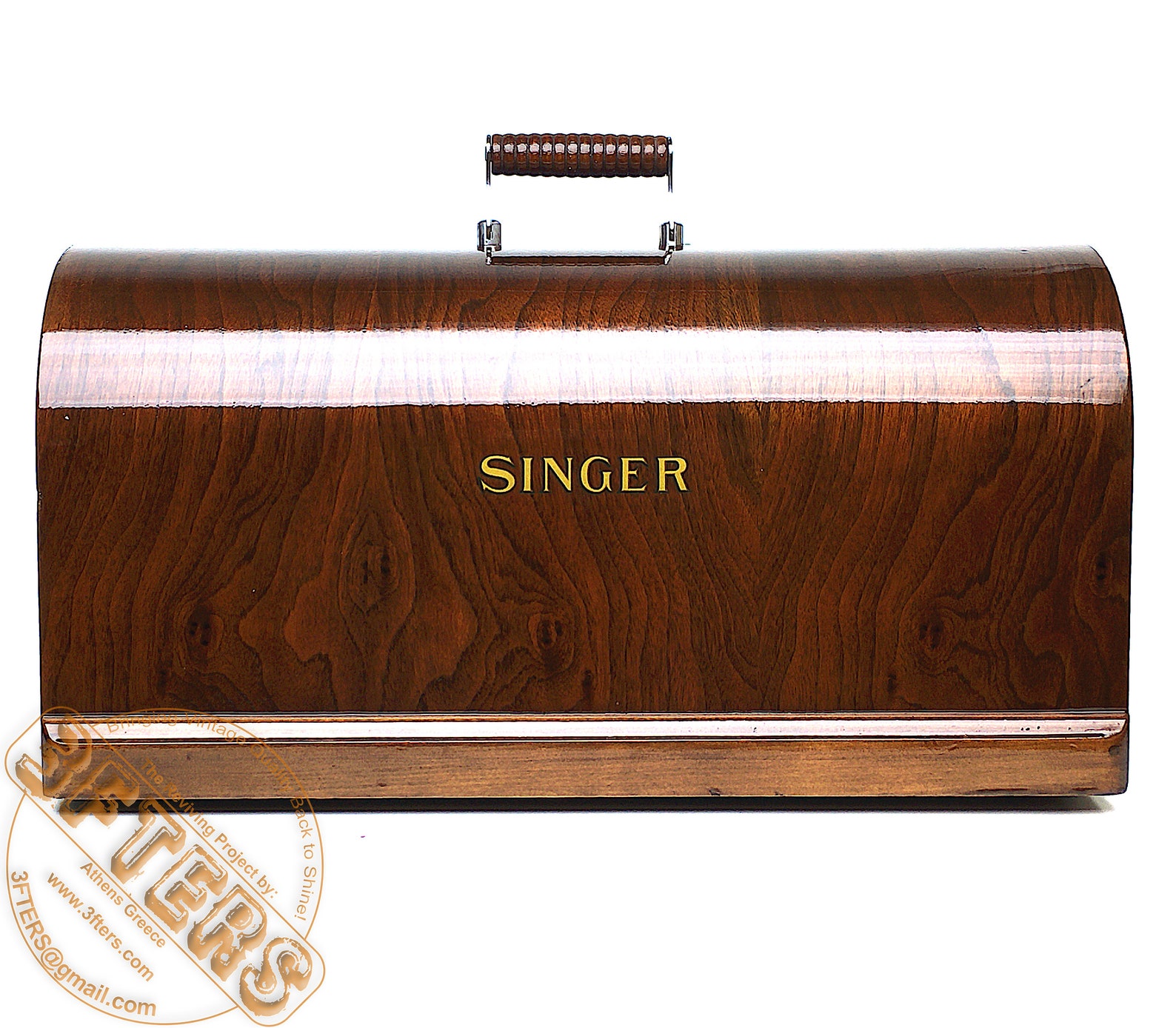 SINGER Sewing Machine Bentwood Carrying Wooden Case Top Cover - Etsy UK