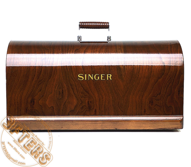 SINGER Sewing Machine Bentwood Carrying Wooden Case Top Cover - Etsy UK