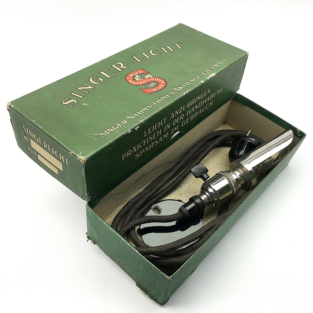 Vintage Authentic SINGER SIMANCO Light Boxed for Sewing Machines 15 66 ...