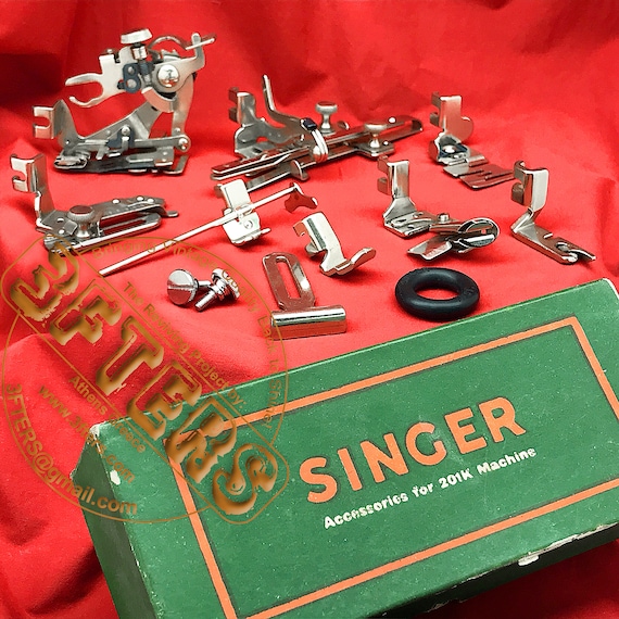 SINGER Attachments Box for 201 201k 201-2 Low Shank Sewing | Etsy