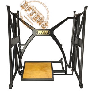 PFAFF Sewing Machine Table Cast Iron Stand Legs Base by 3FTERS (non ...