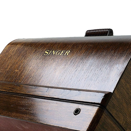 SINGER Sewing Machine Bentwood Carrying Wooden Case Top Cover - Etsy