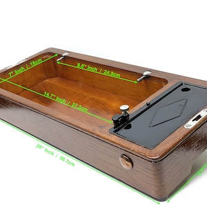 SINGER Sewing Machine Bentwood Wooden Carrying Case for 15 15-91 201 ...