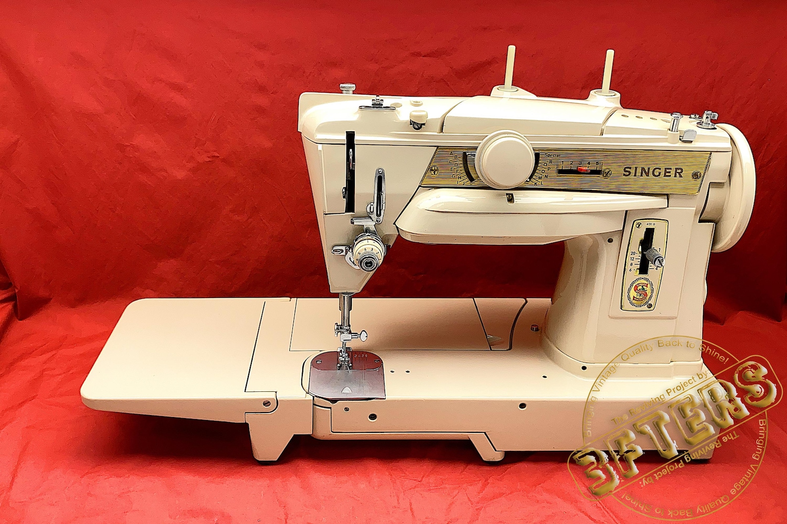 SINGER 431G Chainstitch Freearm Heavy Duty Vintage Sewing Machine ...
