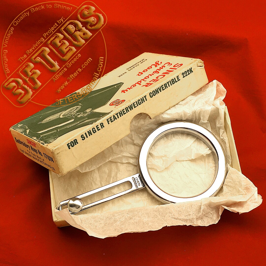 SINGER SIMANCO 171074 Darning Embroidery Hoop for Featherweight 222k ...