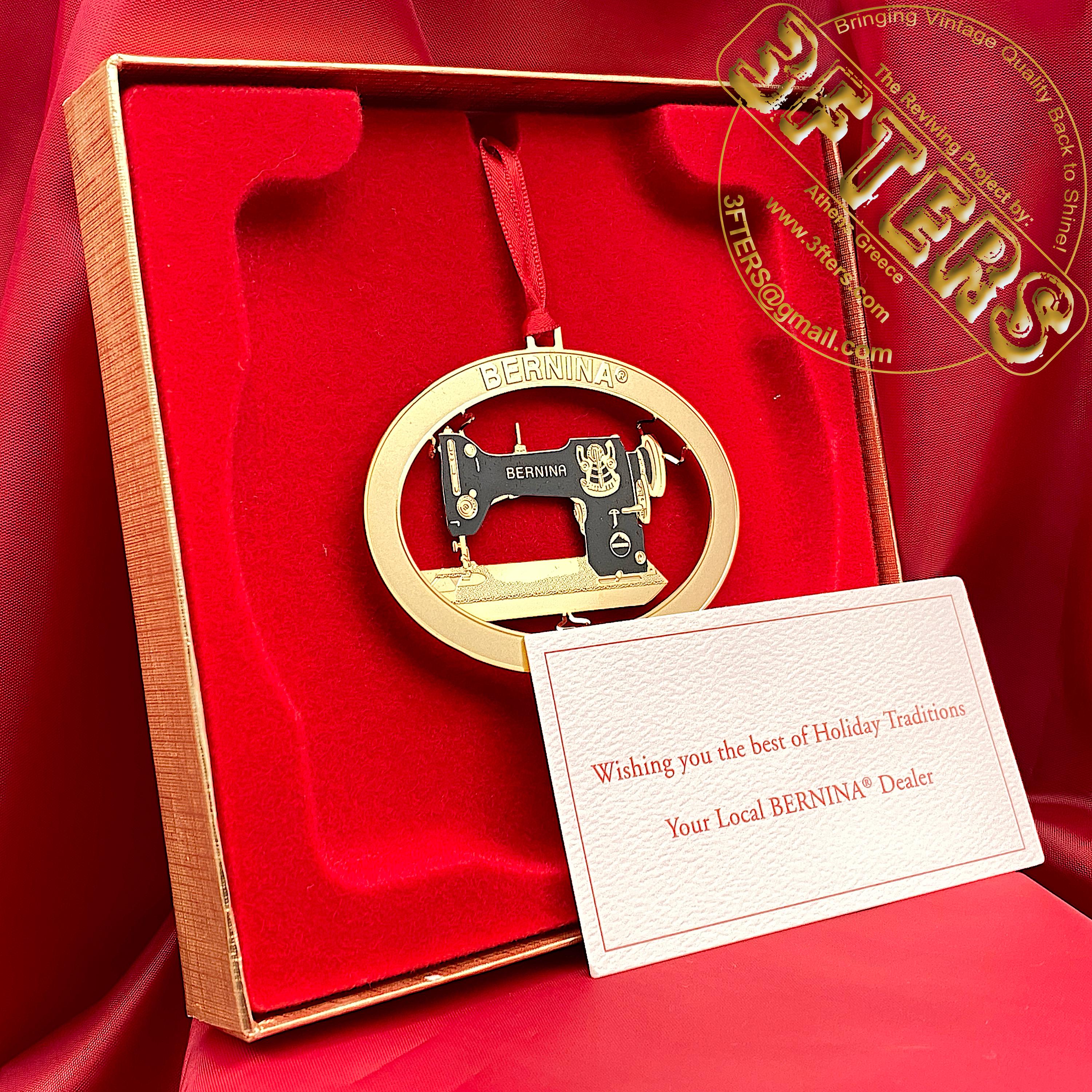 2001 BERNINA 117 Sewing Machine Decorative Ornament Christmas Tree ...