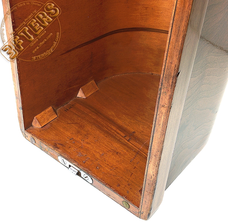 SINGER Sewing Machine Bentwood Carrying Wooden Case Top Cover Lid for ...