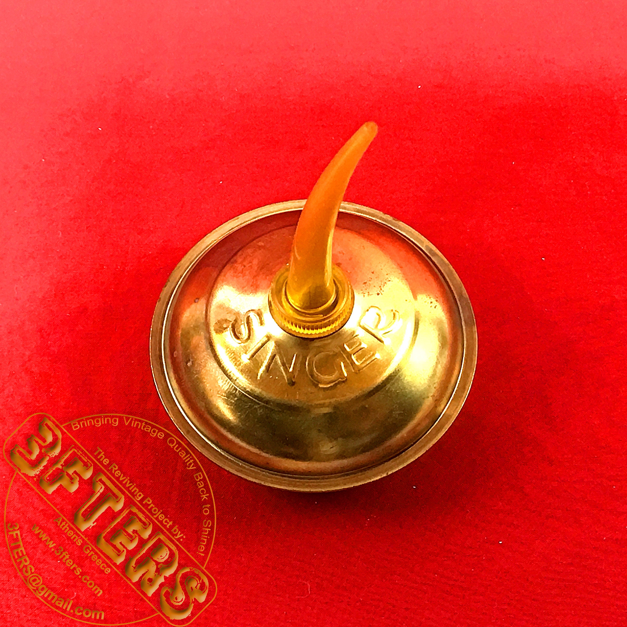 SINGER Sewing Machine Oiler Vintage German Tin Metal Oil Can - Etsy