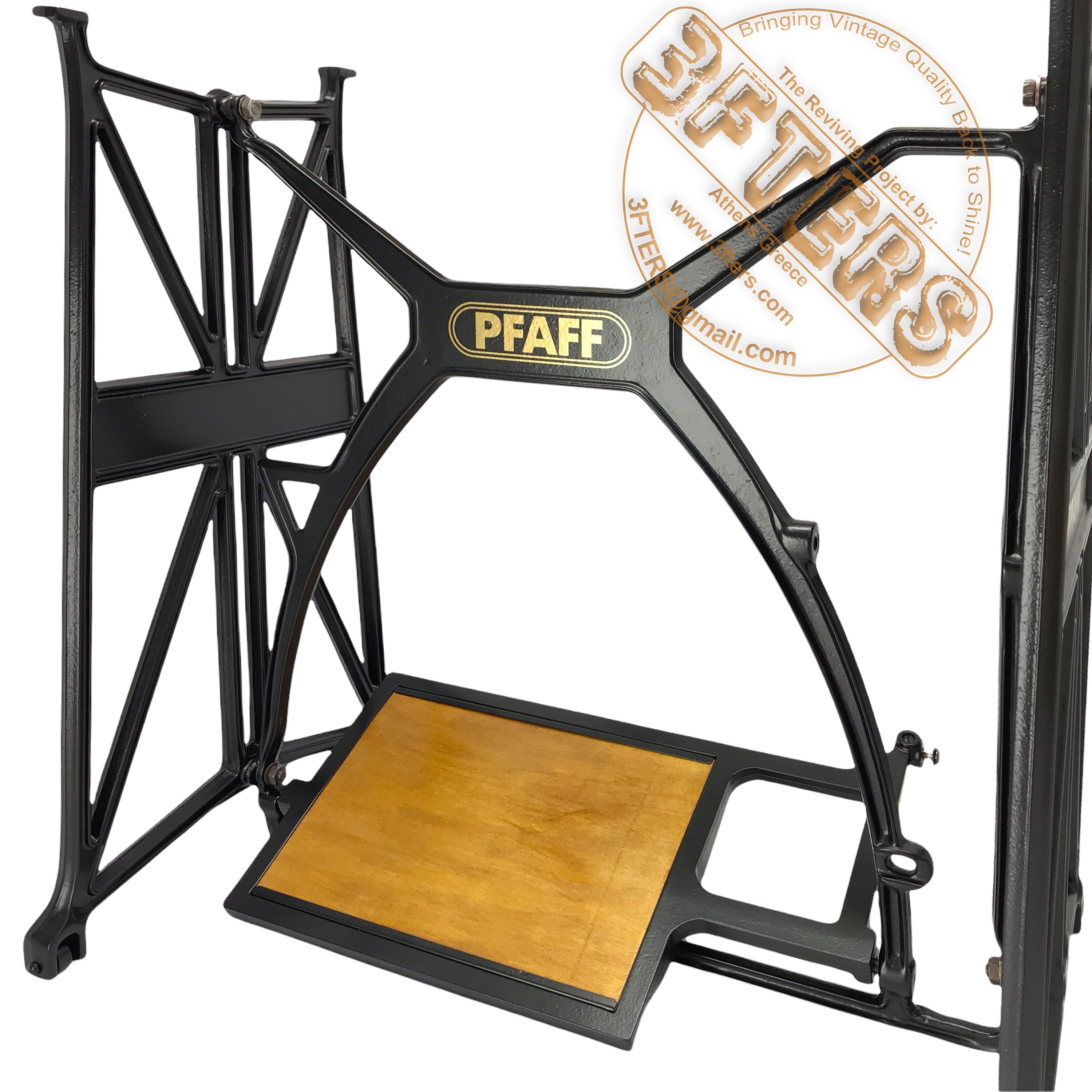 PFAFF Sewing Machine Table Cast Iron Stand Legs Base by 3FTERS (non ...
