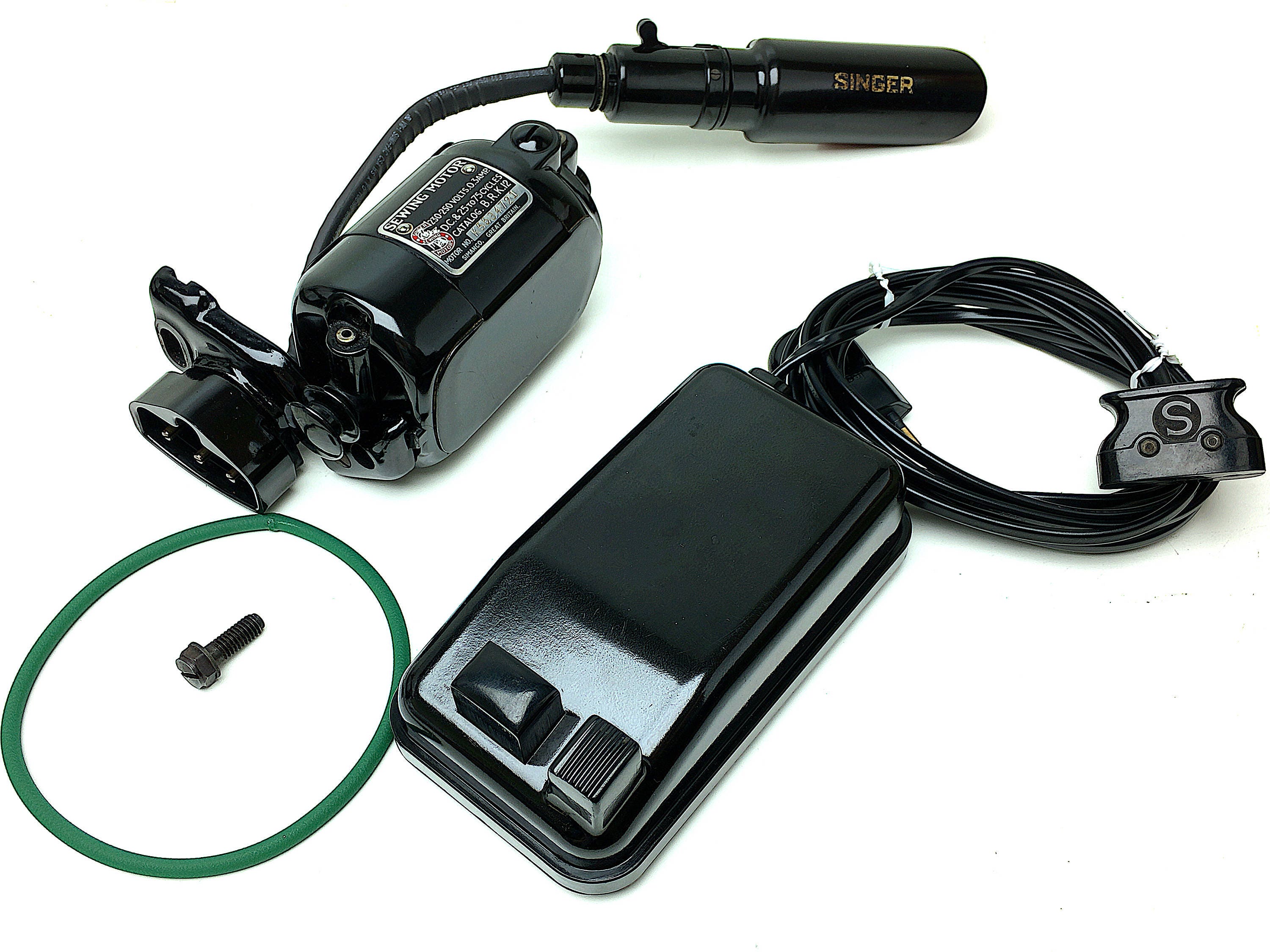 SINGER SIMANCO Sewing Machine Motor Light Pedal Cabling | Etsy UK