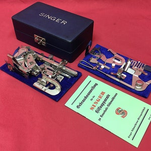 Deluxe SINGER Featherweight 221 222 Luxury German Attachments - Etsy