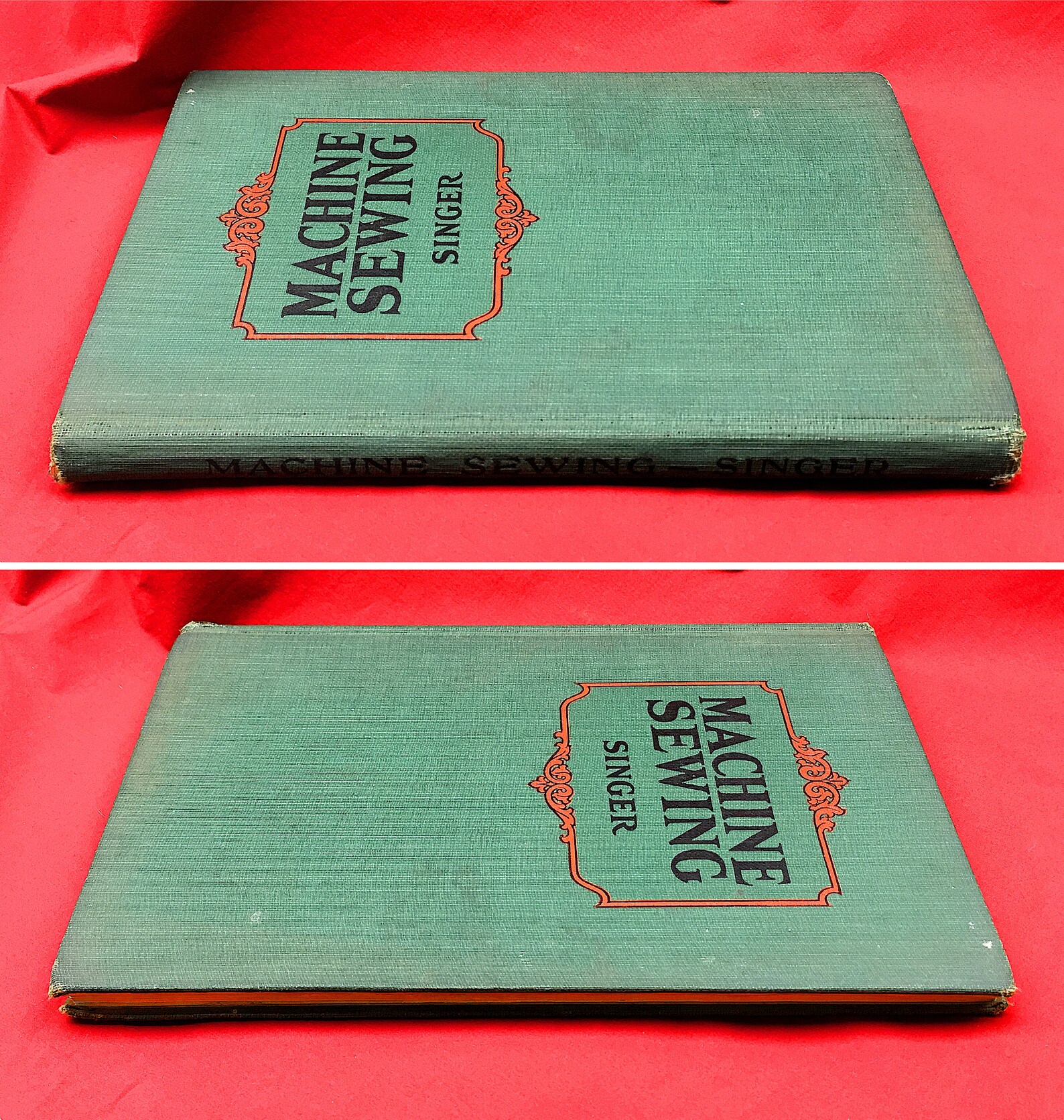 SINGER MACHINE SEWING Hardcover Book for Teachers of Home Economics ...