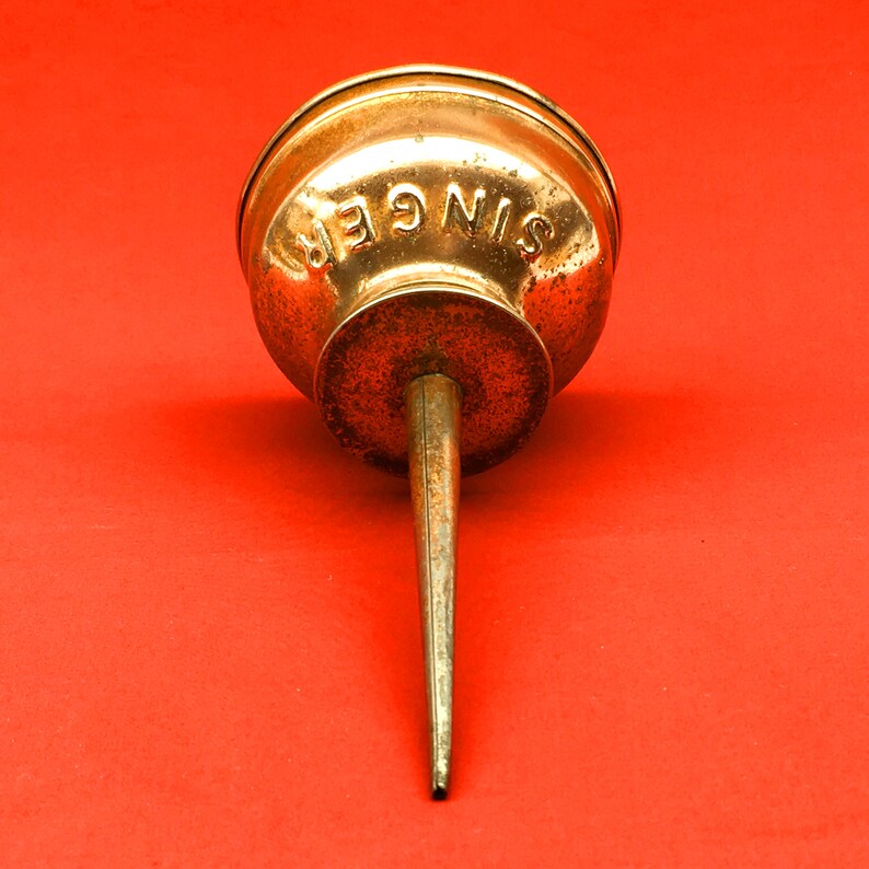 Vintage SINGER Sewing Machine Oiler Tin Oil Can Container | Etsy