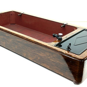 SINGER Sewing Machine Bentwood Wooden Carrying Case for 15 15-91 201 ...