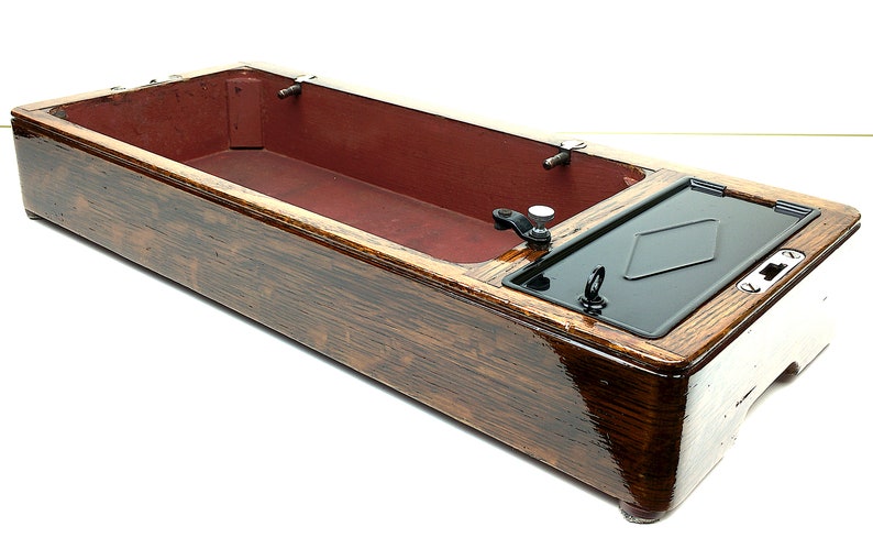 SINGER Sewing Machine Bentwood Wooden Carrying Case for 15 15-91 201 ...