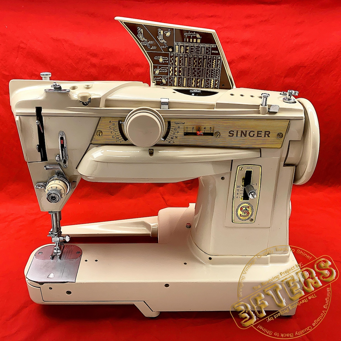 SINGER 431G Chainstitch Freearm Heavy Duty Vintage Sewing Machine ...