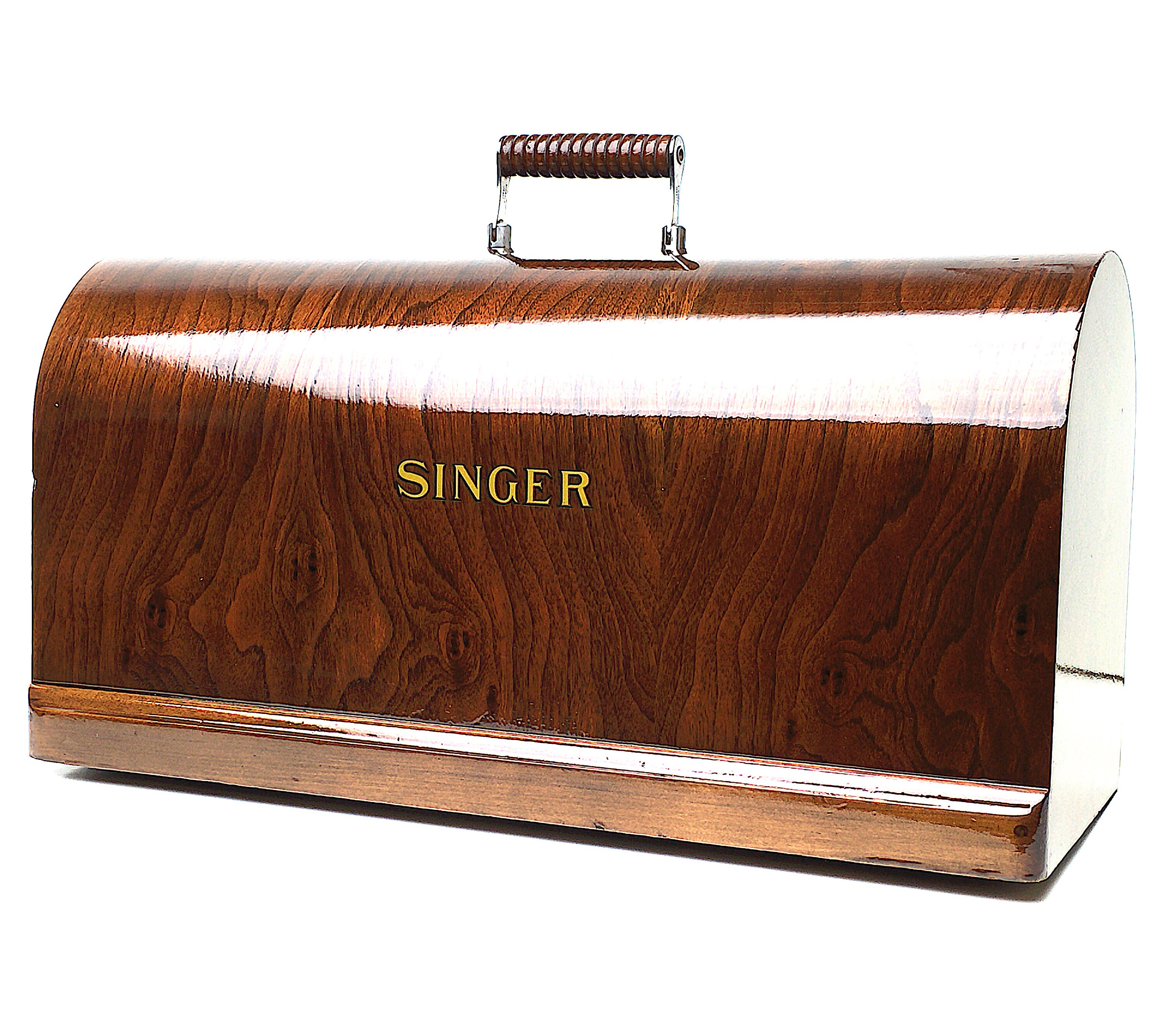 SINGER Sewing Machine Bentwood Carrying Wooden Case Top Cover | Etsy