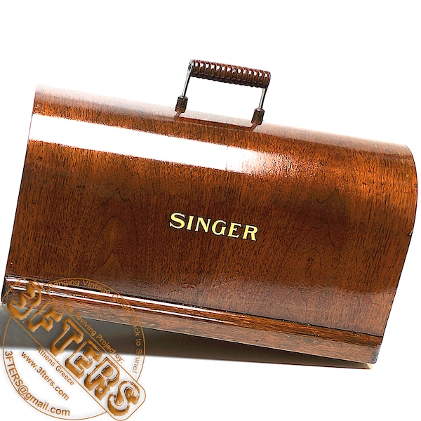 Singer Sewing Machine Wooden Case - Etsy