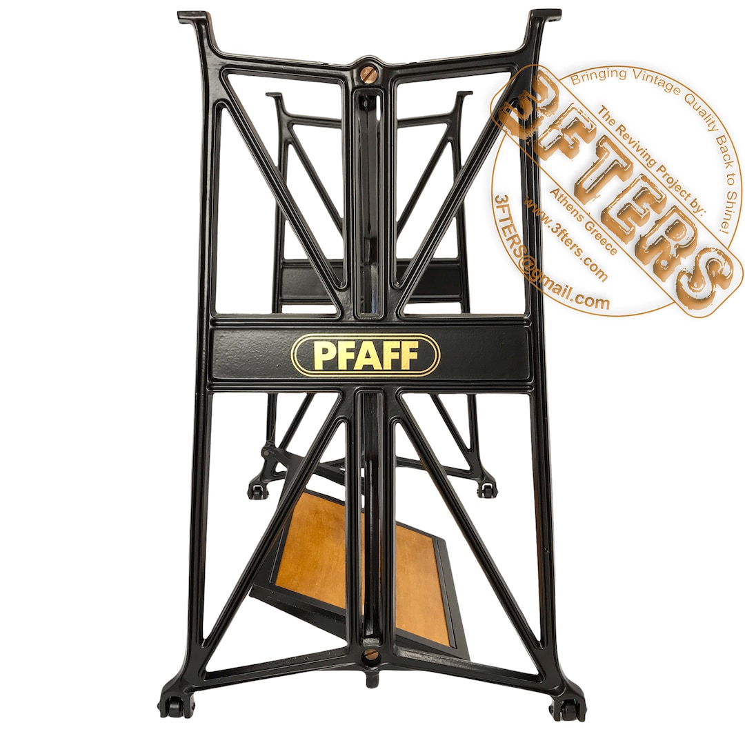 PFAFF Sewing Machine Table Cast Iron Stand Legs Base by 3FTERS (non ...