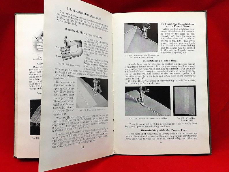 SINGER MACHINE SEWING Hardcover Book for Teachers of Home Economics ...