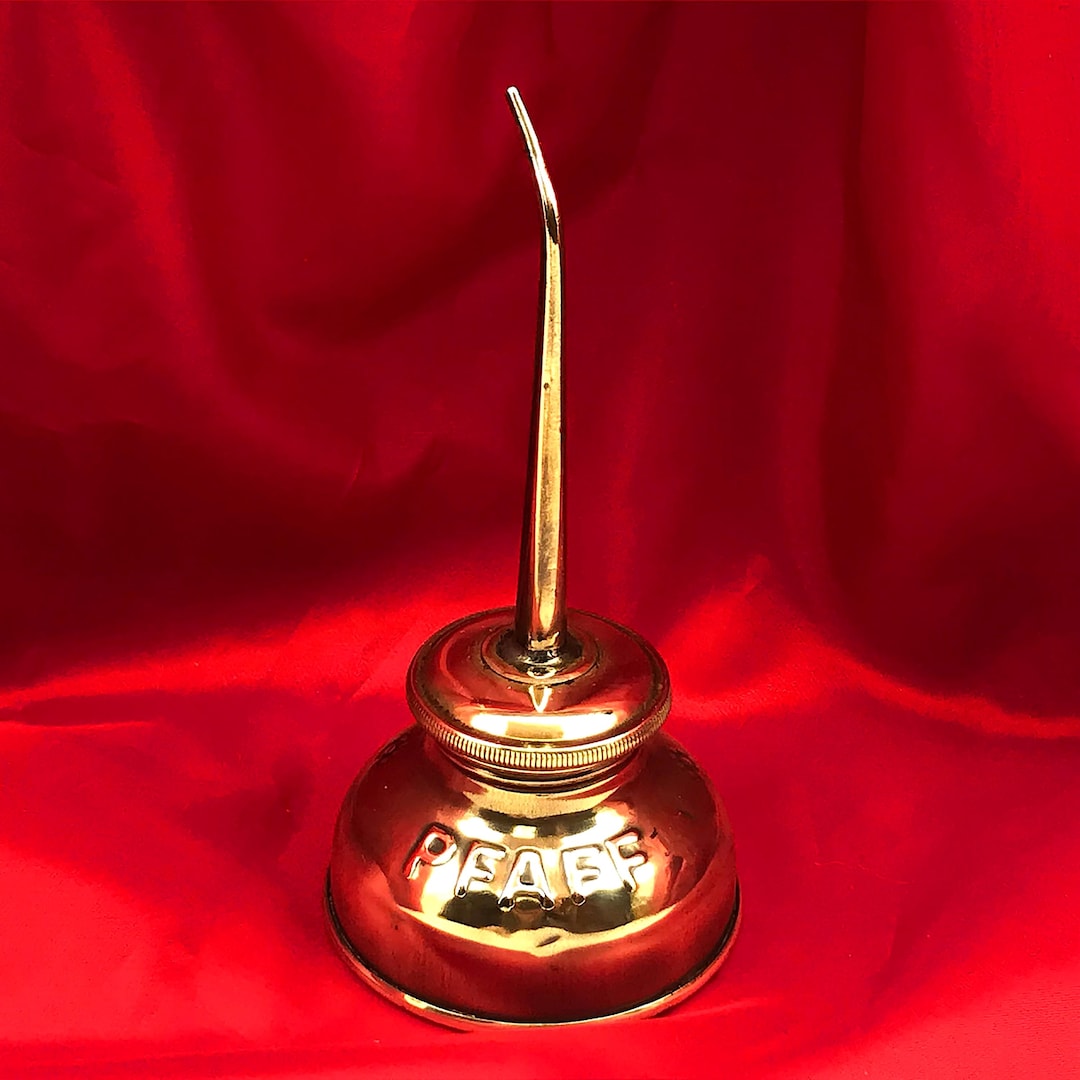 PFAFF Sewing Machine Oiler Tin Oil Can Container Vintage German Bronze ...