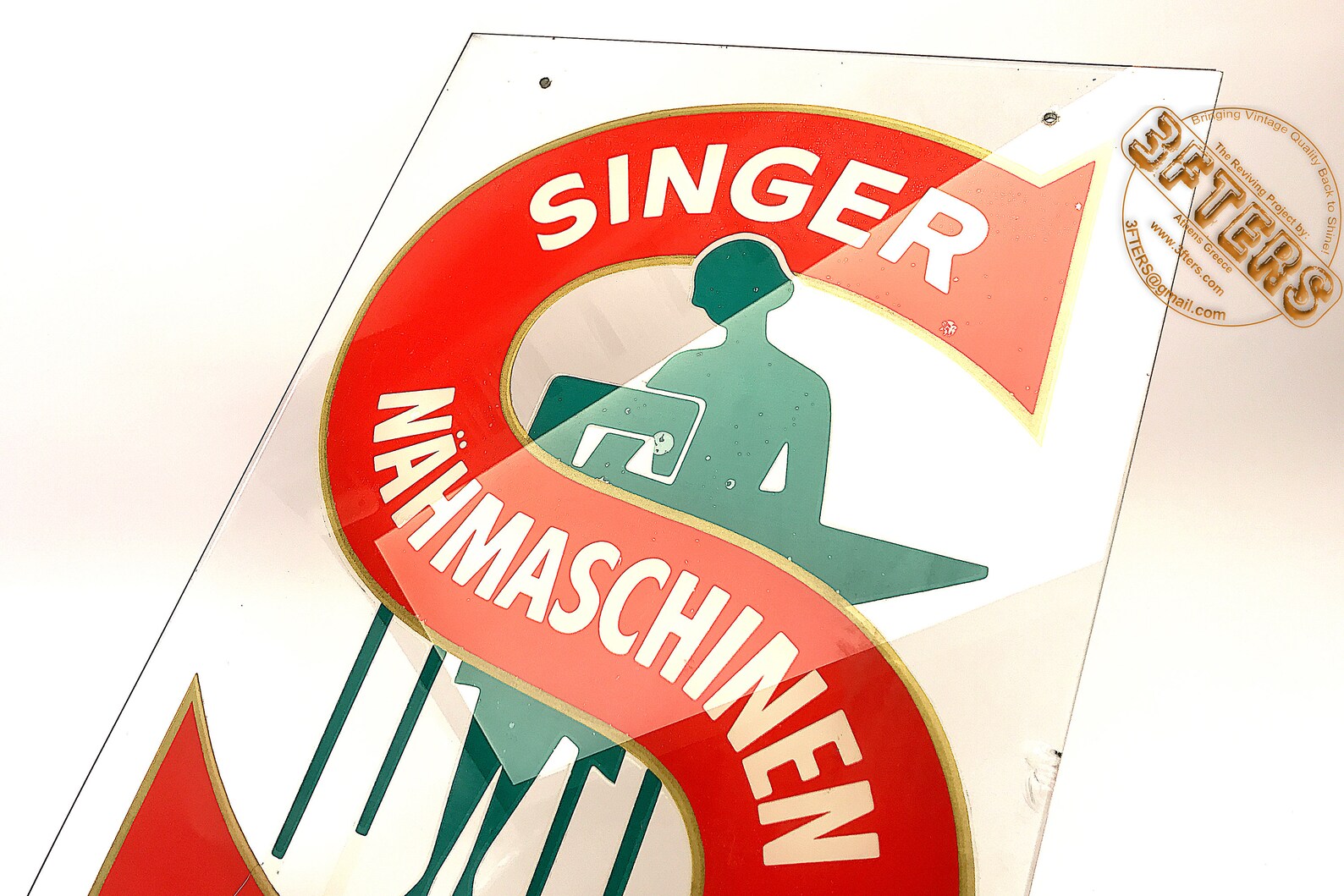 SINGER Sewing Machines Glass Sign German Nahmaschinen - Etsy