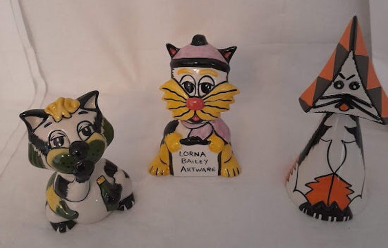 Lorna Bailey Artware Cat Collection - Etsy