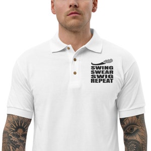 Funny Golf Polofunny Golf Shirtgolf Pologolfing Polofunny - Etsy