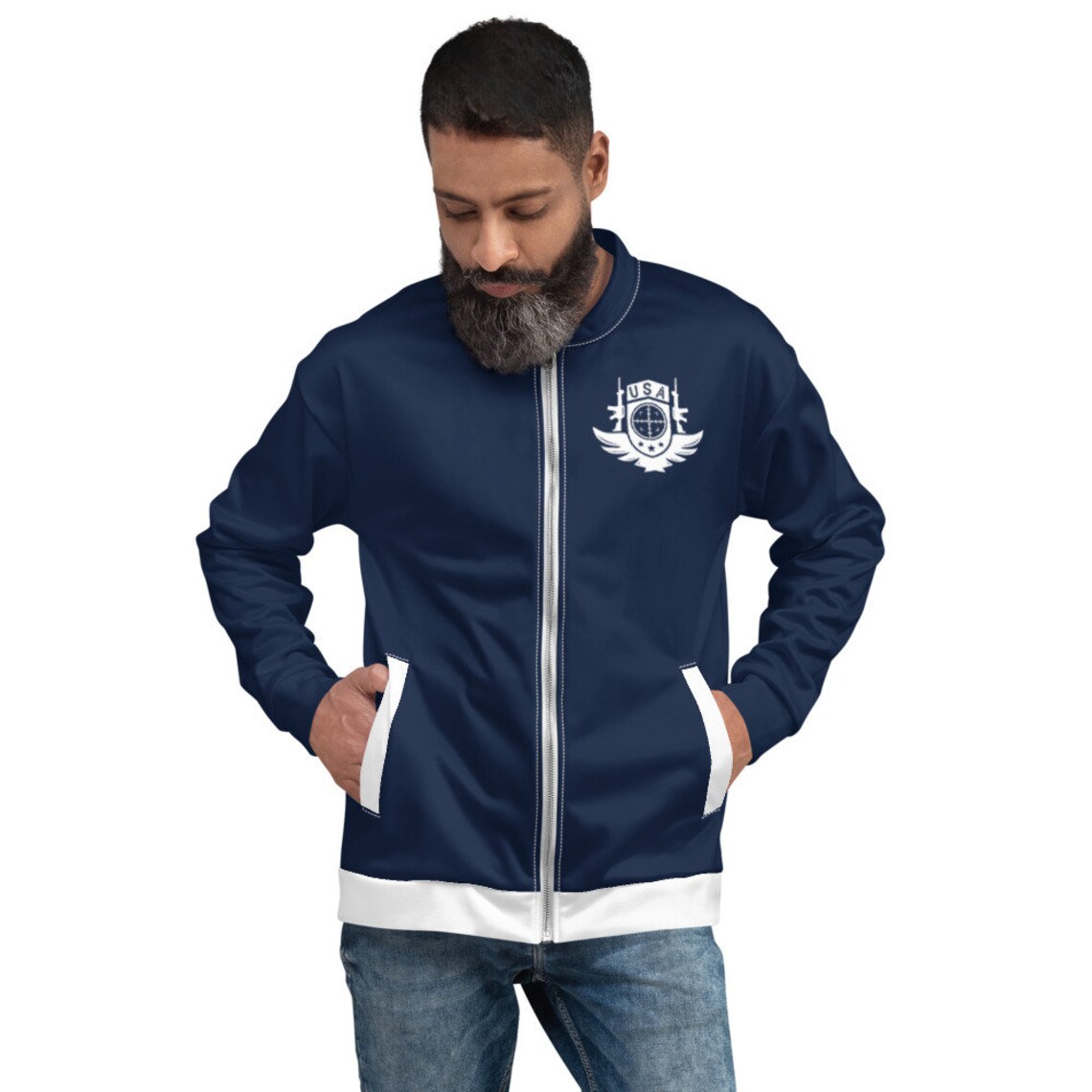 Motorcycle Bomber Jacket,usa Bomber Jacket,motorcycle Jacket,bomber ...