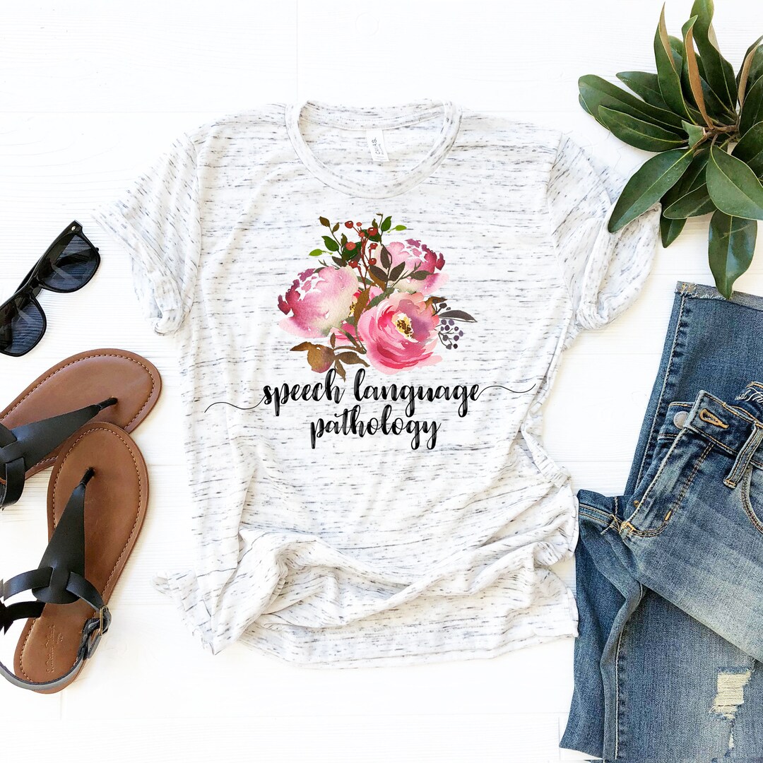 Speech Language Pathology Shirt SLP Shirt Speech Therapist - Etsy