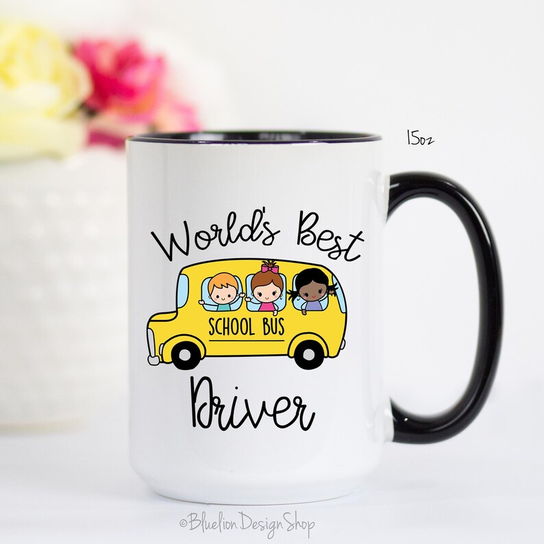 School Bus Driver Mug World's Best School Bus Driver Bus - Etsy