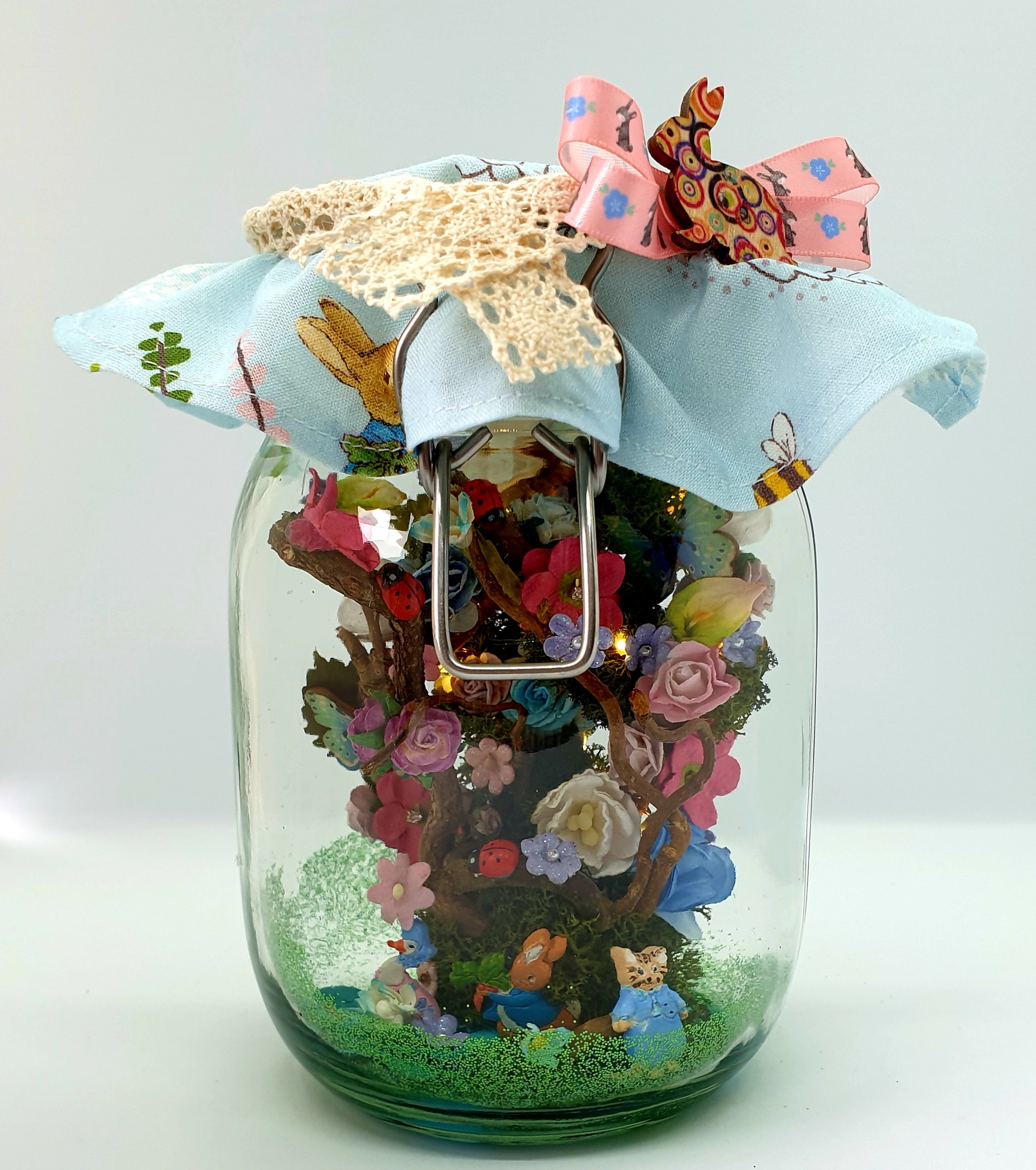Peter Rabbit Light Jar - Etsy UK