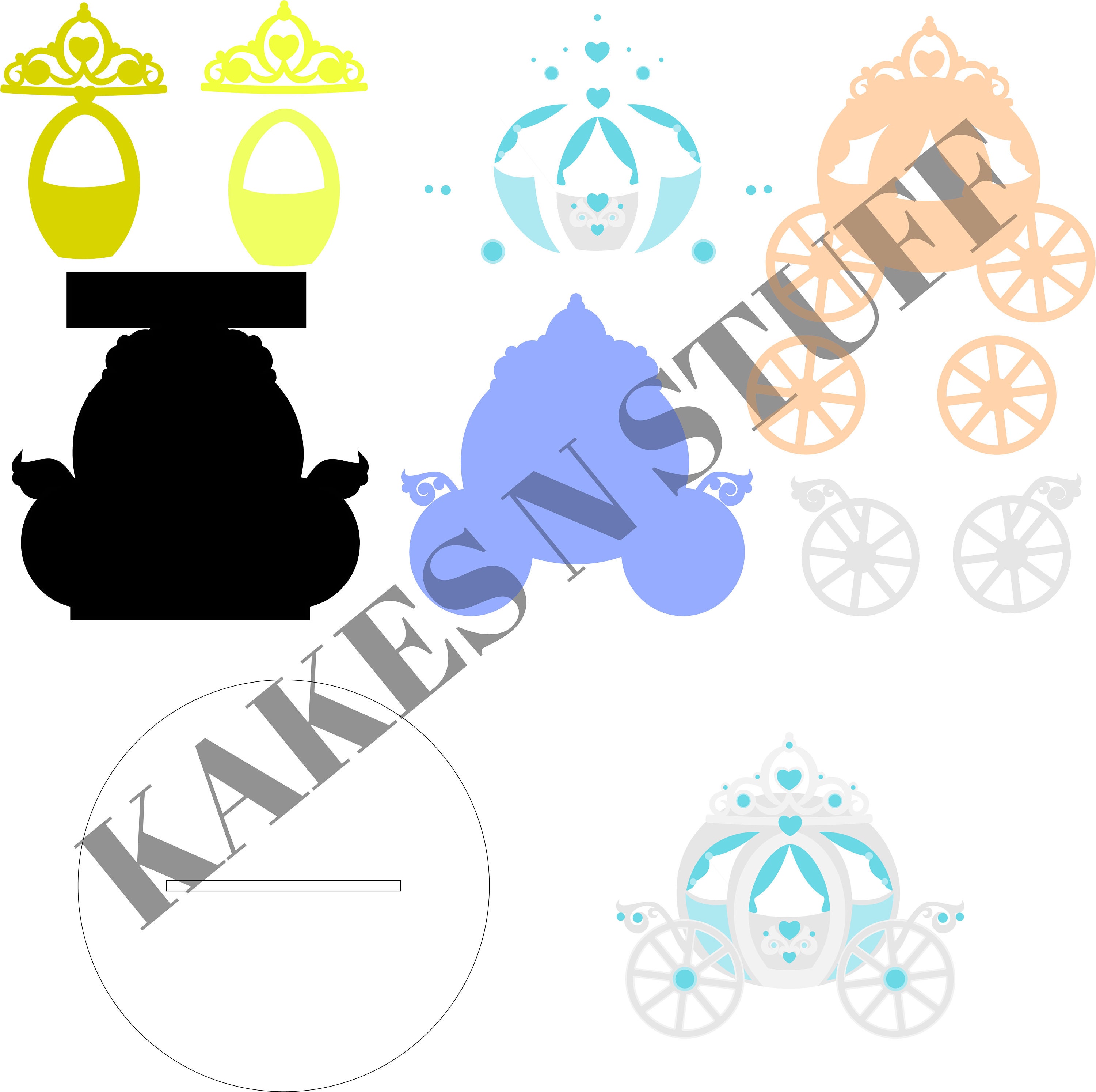 Cinderella Carriage Cake Stand or Separator - Etsy