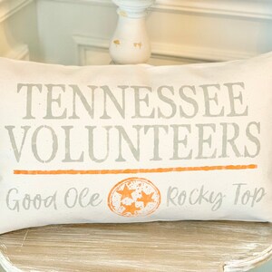 Farmhouse Pillows - Tennessee Volunteers Good Ole Rocky Top Throw ...