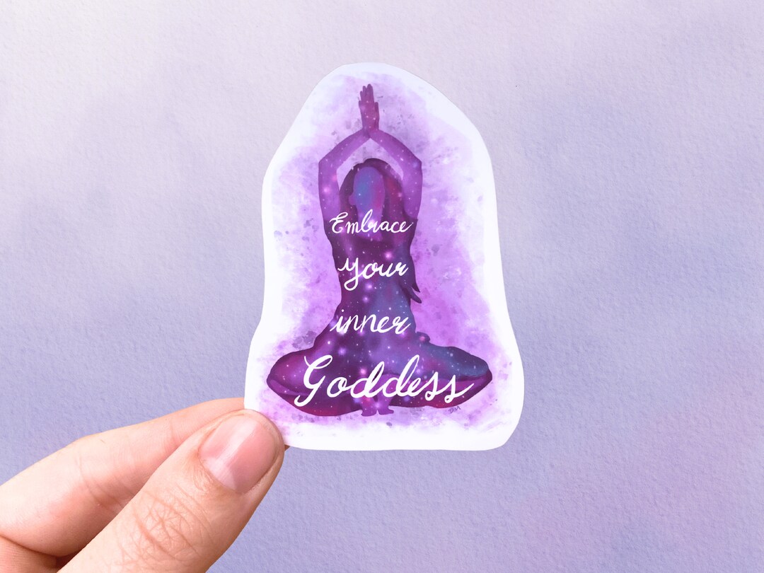 Celestial Goddess Sticker: Empowering Quote, Witchy Spiritual Art - Etsy