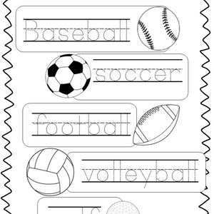 Prek+ Sports Package - Etsy
