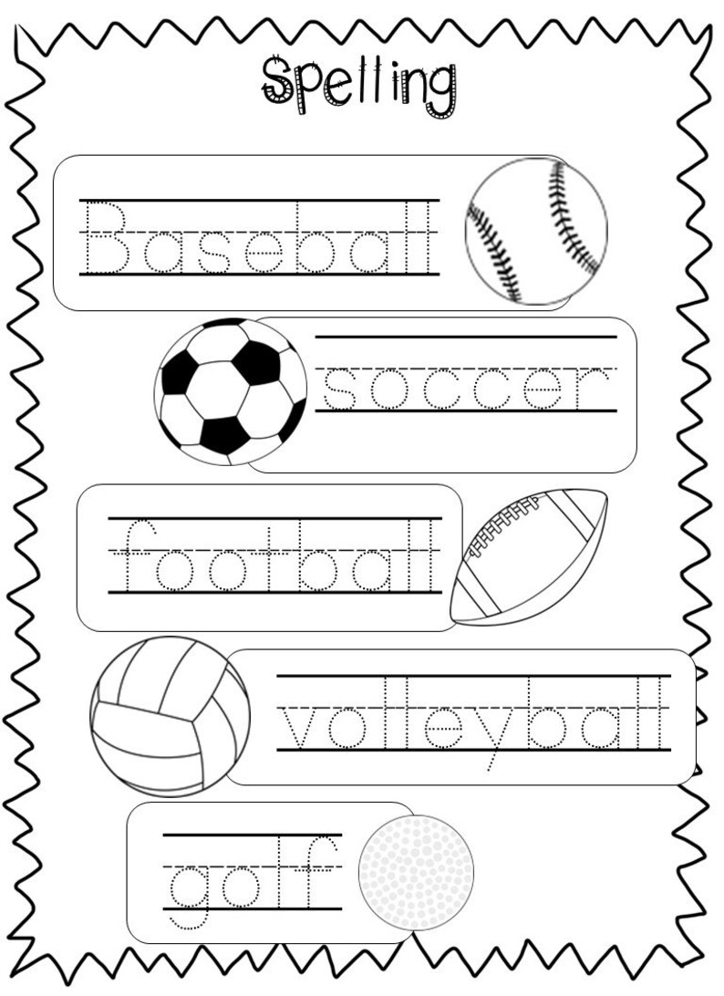 Prek+ Sports Package - Etsy