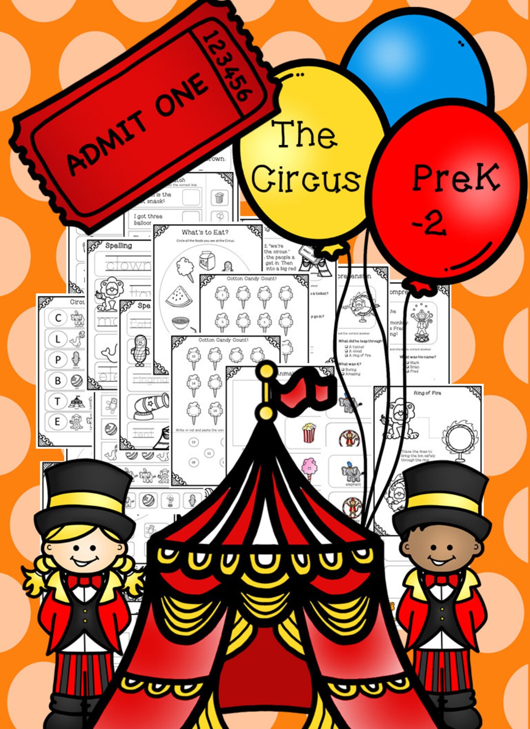 Prek-2 at the Circus - Etsy