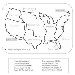 Westward Expansion Map Activities - Etsy