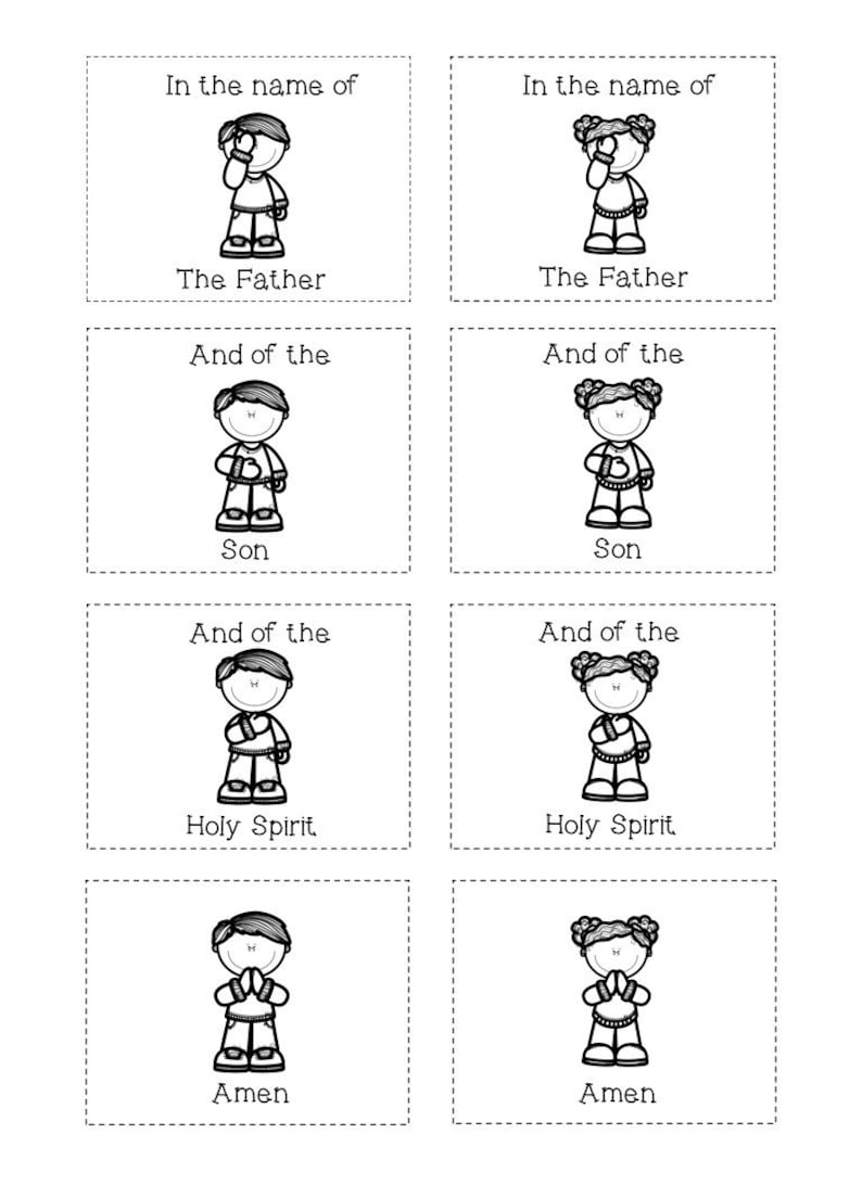 Teach the Sign of the Cross - Etsy