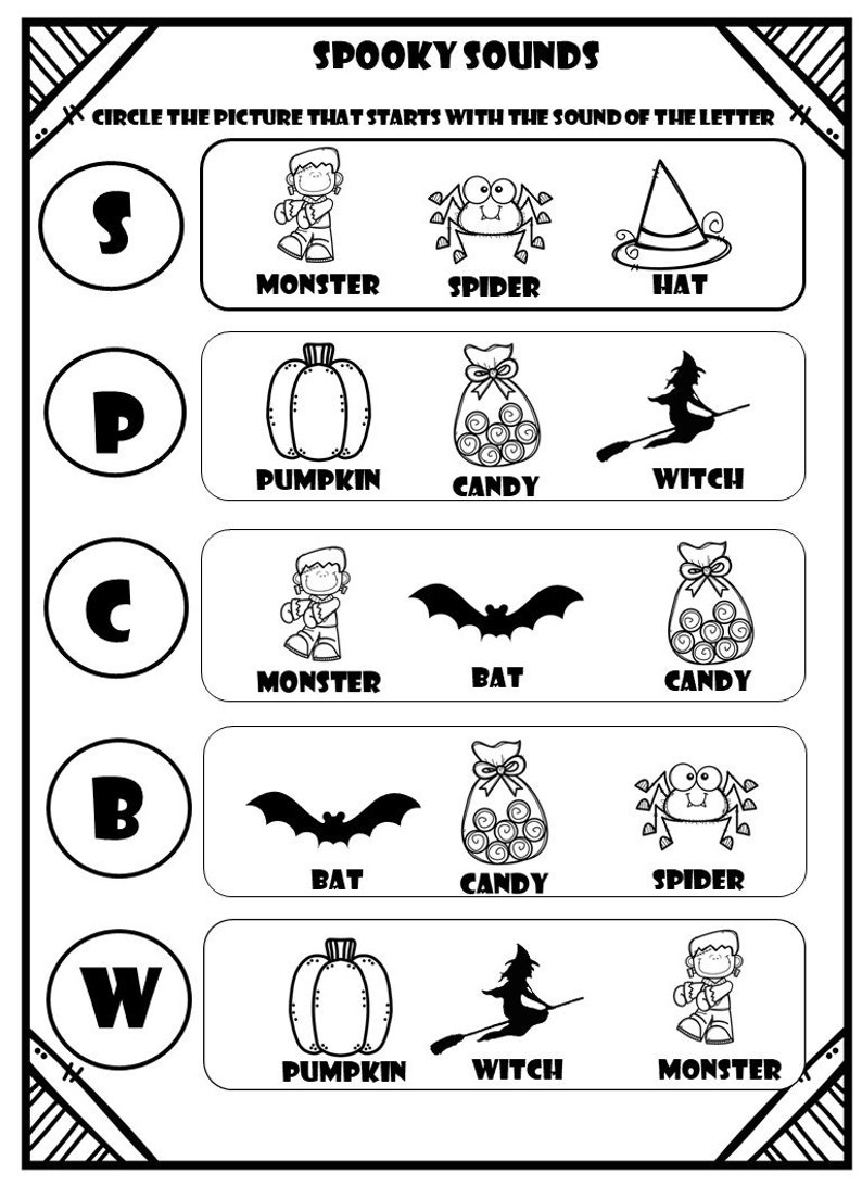 Prek+ Halloween Package - Etsy