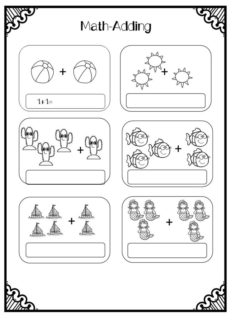 Pre-k+ Summer Package - Etsy